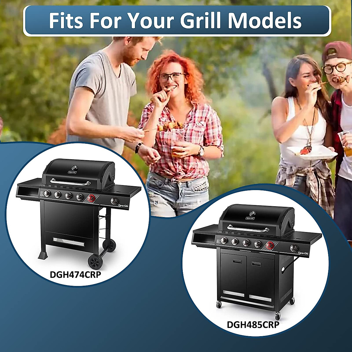 Adviace Replacement Parts for Dyna Glo DGH474CRP DGH483CRP DGH485CRP DGH474CRP-D, 70-01-911 Grate Replacement for DGH474CRP Grate DGH483CRP Grate