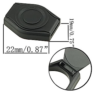 SJZBIN 3PCS Lens Shutter Privacy Cover Thin Web Camera Lens Cover Privacy Shutter Cap Hood Web Cam Privacy Covers for Logitech HD Pro Stream Webcam, Black