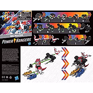 Power Rangers Mighty Morphin Megazord Megapack Includes 5 MMPR Dinozord Action Figure Toys for Boys and Girls Ages 4 and Up Inspired by 90s TV Show (Amazon Exclusive)
