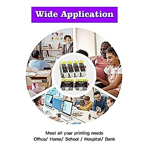 ARTITECH Replacements for Kodak 10XL 10B 10C Compatible Ink Cartridge (4 Black, 2 Color) Use for Kodak 5100 5300 5500 ESP3250 ESP5250 ESP3 ESP5 ESP7 ESP9 Hero 7.1, 9.1 Printers