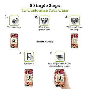 Custom Customized Personalized Trendy Monograms Jungle Soft Gel Case Compatible with Google Pixel 7 Pro