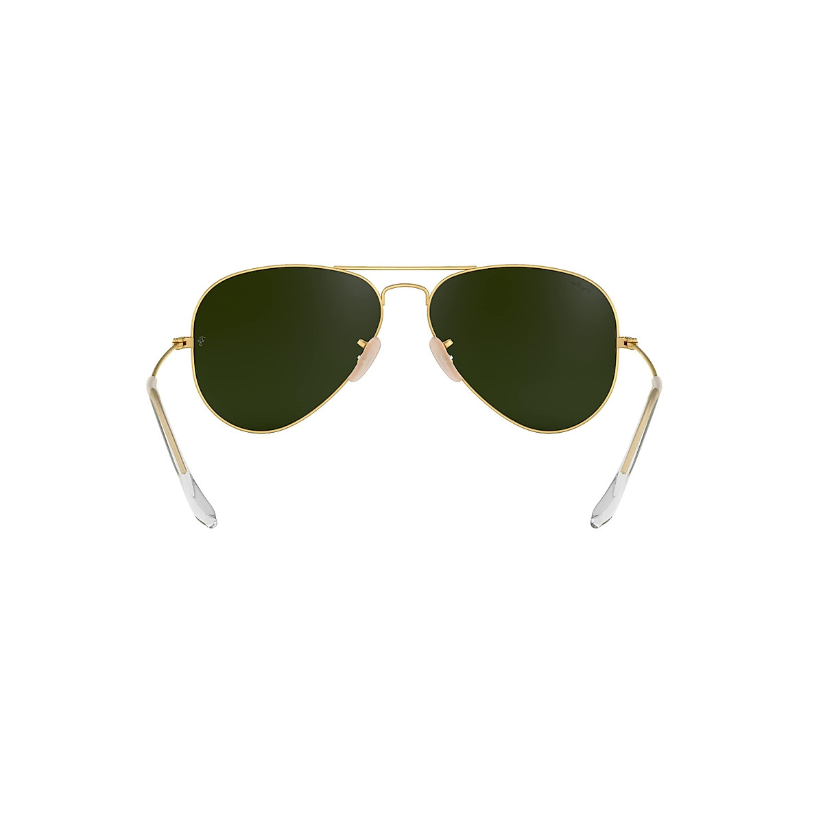 Ray-Ban RB3025 Classic Aviator Sunglasses, Matte Gold/Grey Mirrored Blue, 58 mm