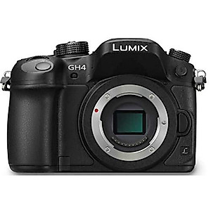 PANASONIC LUMIX GH4 Body 4K Mirrorless Camera, 16 Megapixels, 3 Inch Touch LCD, DMC-GH4KBODY (Renewed)