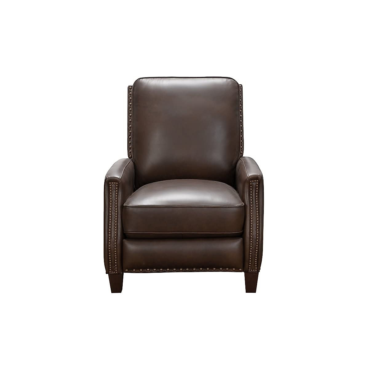 BarcaLounger Melrose Transitional Recliner Lounge Chair with footrest Extension 7-3155 in Ashford Walnut All Leather 5625-87 - Curbside Delivery