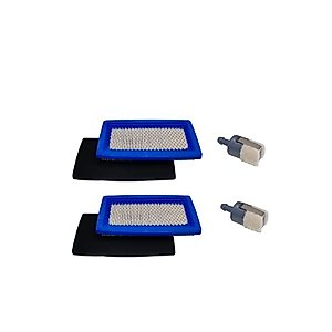 MOWFILL 2 Pack A226002070 Air Filter + Pre Filter A226002250 With Fuel Filter 13120507320 Replace Echo A226002070 Fits Echo Blowers PB8010 PB-8010T PB-8010H PB9010 PB-9010H PB-9010T