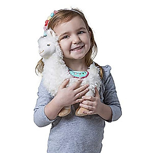 Mary Meyer Fuzzy Sherpa-Like Stuffed Animal Soft Toy, Lily Llama, 10-Inches