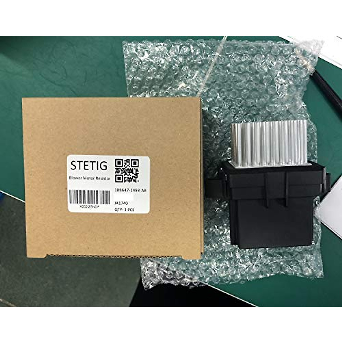 Front or Rear Auto Temp Control Blower Motor Resistor Fits 08-13 300/08-16 Town & Country - 11-13 Challenger Durango / 08-13 Charger / 08-20 Grand Caravan / 08-08 Magnum - & More Replace 68029736AA