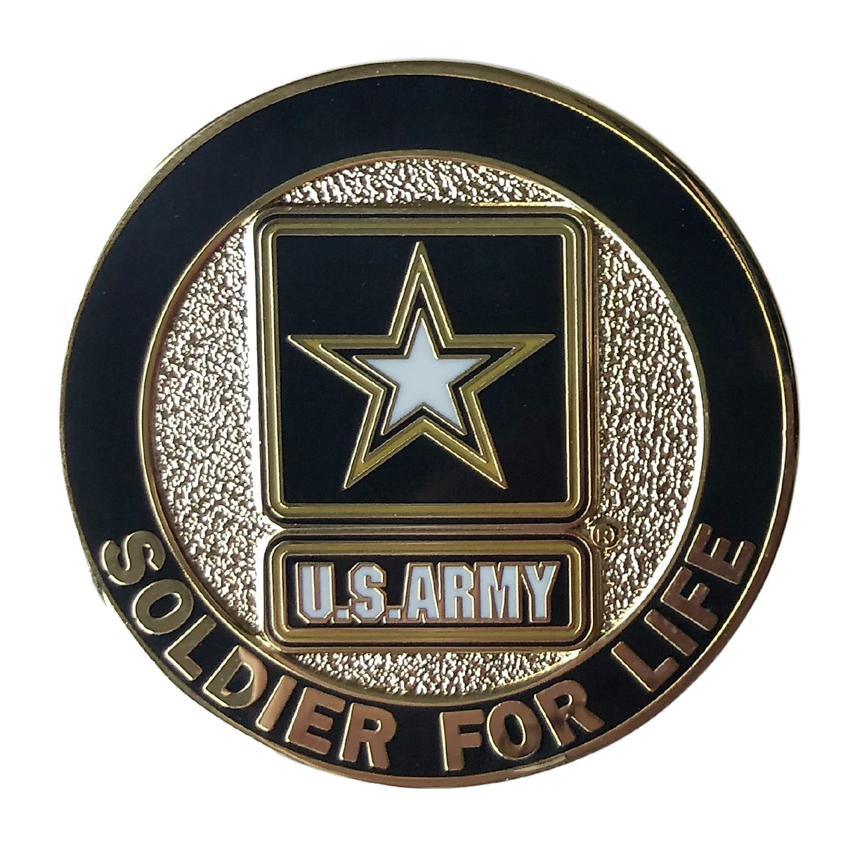 United States Army Private First Class Rank Soldier for Life Challenge Coin