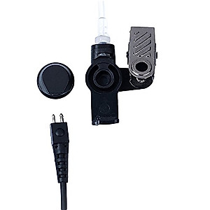 KEYBLU 2 Pcs 2-Wire Surveillance Acoustic Tube Walkie Talkie Earpiece/Headset Compatible with Motorola Radio CP200 CP200d CLS1410 CLS1110 CLS1413 GP2000 XU1100 PRO1150 MU12(2 PCS)