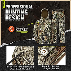 TIDEWE Hunting Clothes (Next Camo G2 Size L) & Hunting Backpack