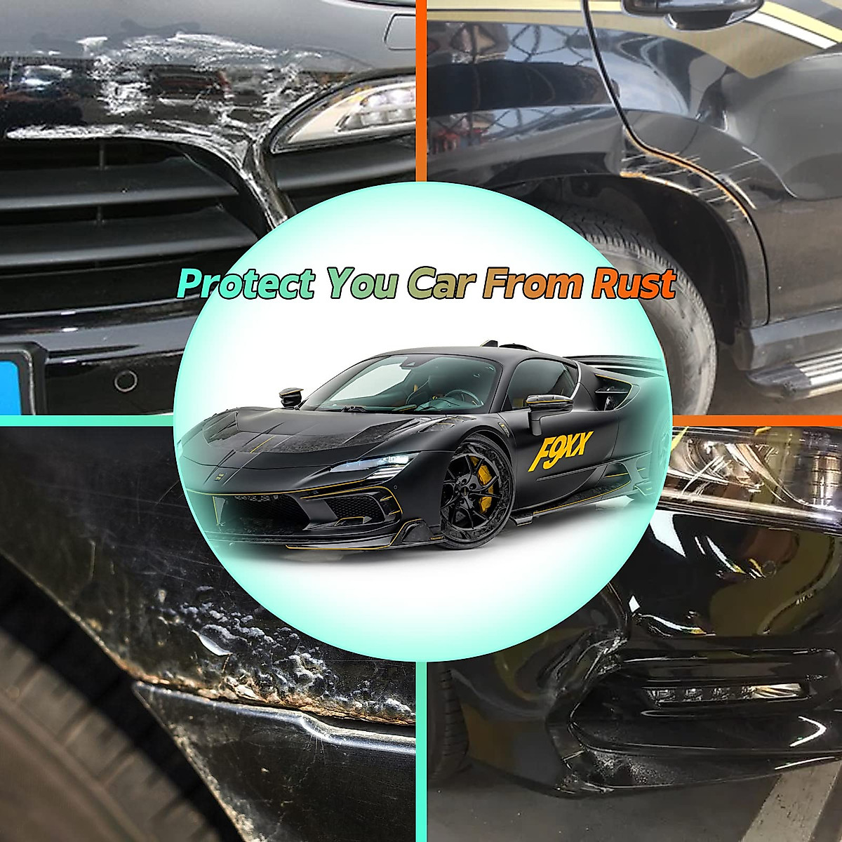 Touch Up Paint For Cars, Quick And Easy Car Auto Paint Touch Up For Car Scratch，Two-In-One Car Paint Scratch Repair, Car Scratch Remover For Deep Scratches, Car Automotive Touch Up Paint (Black)