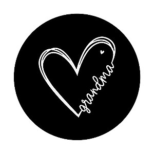 Grandma Heart Women For Christmas Mother's Day Birthdays PopSockets Swappable PopGrip