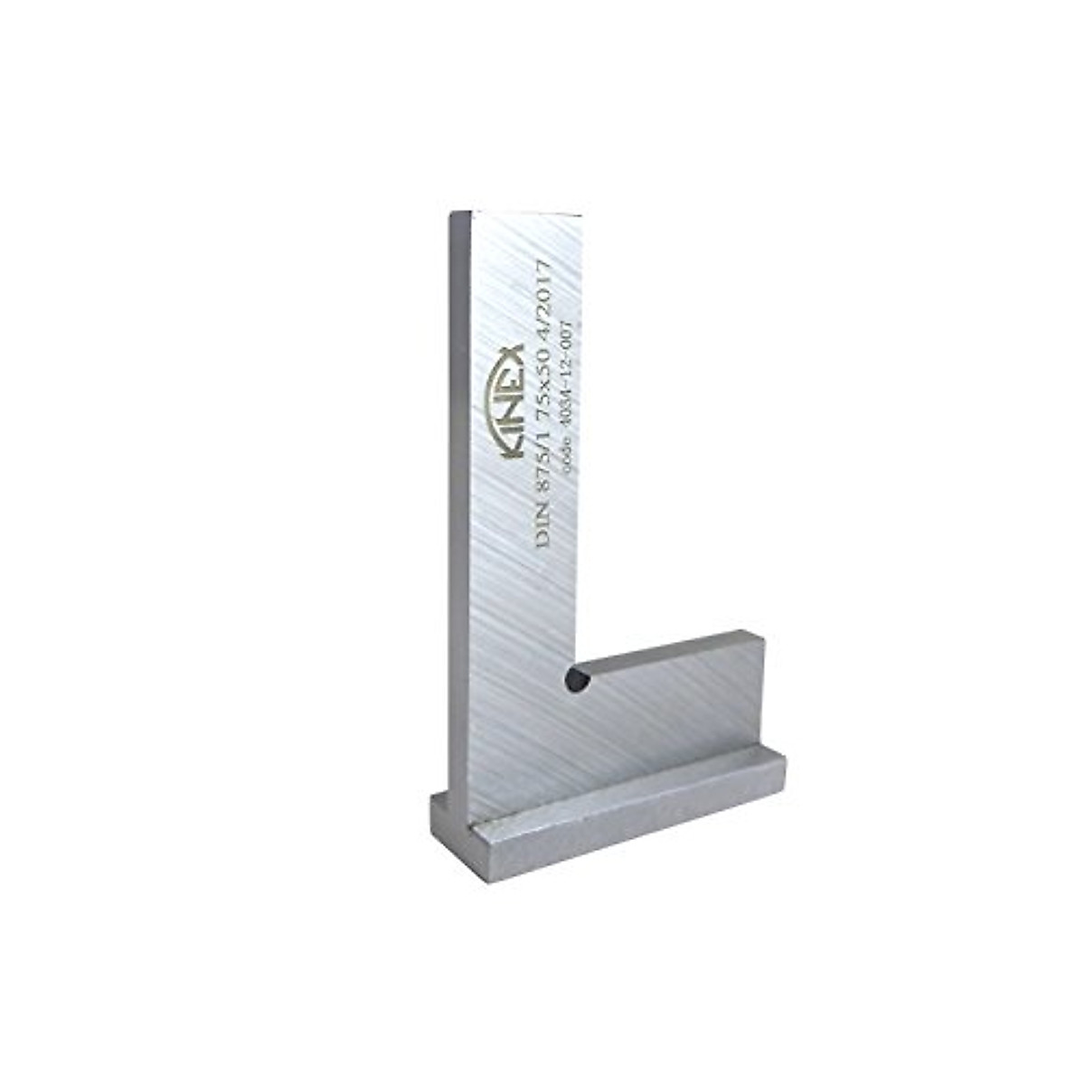 Kinex 4034-12-007 3 Inches Tall x 2 Inches Wide Try Machinist Square with Base DIN 875/1 Square to w/in 0.0005 Inches