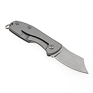 BYKCO Keychain Folding Knife, Small Compact Minimalist Pocket Knife for Women, Men, Camping Hiking Fishing Outdoor