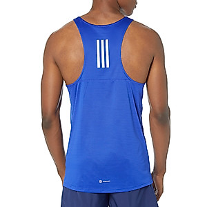 adidas Men's Own The Run Singlet, Lucid Blue, Large