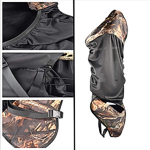 UNISTRENGH Compound Bow Bag Archery Bow Storage Case Backpack Outdoor Portable Universal Bow Carrier Holder for Men Women (Camouflage)