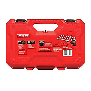 CRAFTSMAN Mechanics Tool Set, SAE / Metric, 3/8-Inch Drive, 32-Piece (CMMT12013)