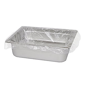 Royal 1/2 Pan Steam Pan Liners with Twist Ties, Package of 250