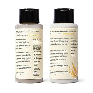 Love Beauty and Planet Coconut Oil & Ylang Hope and Repair Shampoo and Conditioner for Dry and Damaged Hair 2 Count, 13.5 oz each, Paraben , Silicone Free, Vegan