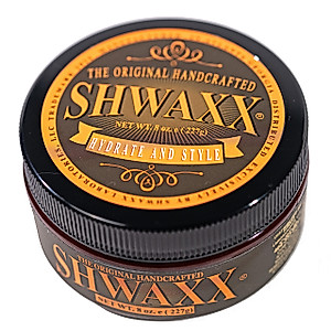 SHWAXX HYDRATE AND STYLE - Creamy Shea-Jojoba Blend - Daily Moisturizer Stying-Aid for Hair and Beard - 8oz