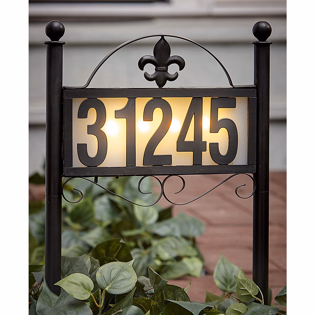 DoinMaster Solar House Number Display Stakes (Double Stake Item)