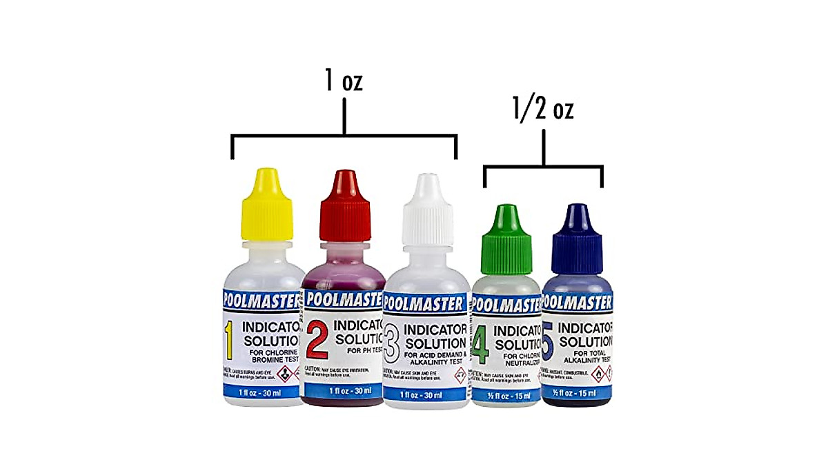 Poolmaster 5-Way Water Test Kit | Easy Pool & Spa Water Testing