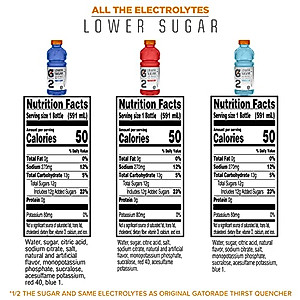 Gatorade G2 Thirst Quencher Variety Pack, 20 Ounce Bottles (Pack of 12)