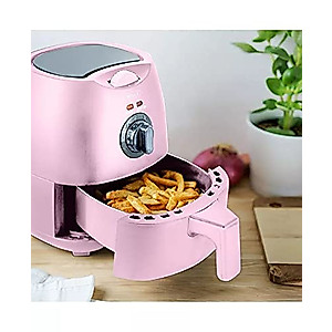 Bella 2-Quart Electric Air Fryer, Pink Matte