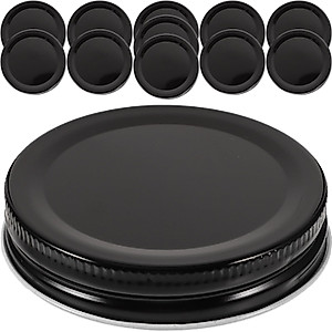 UPKOCH 12pcs Convenient Jar Covers Reusable Canning Covers Practical Jar Covers Convenient Jar Lids Canning Covers for Replacement Canning Lids for Home Tinplate Multipurpose Skull