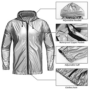 REEDBEEK Anti-Rip Sauna Suit Weight Loss Sweat Suit MMA Training Gym Jacket Pants Workout Suits for Men and Women