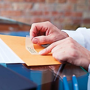 Dymo 30254 Lw Address Labels, 1-1/8 X 3-1/2, Clear, 130 Labels/Roll, 1 Roll/Bx