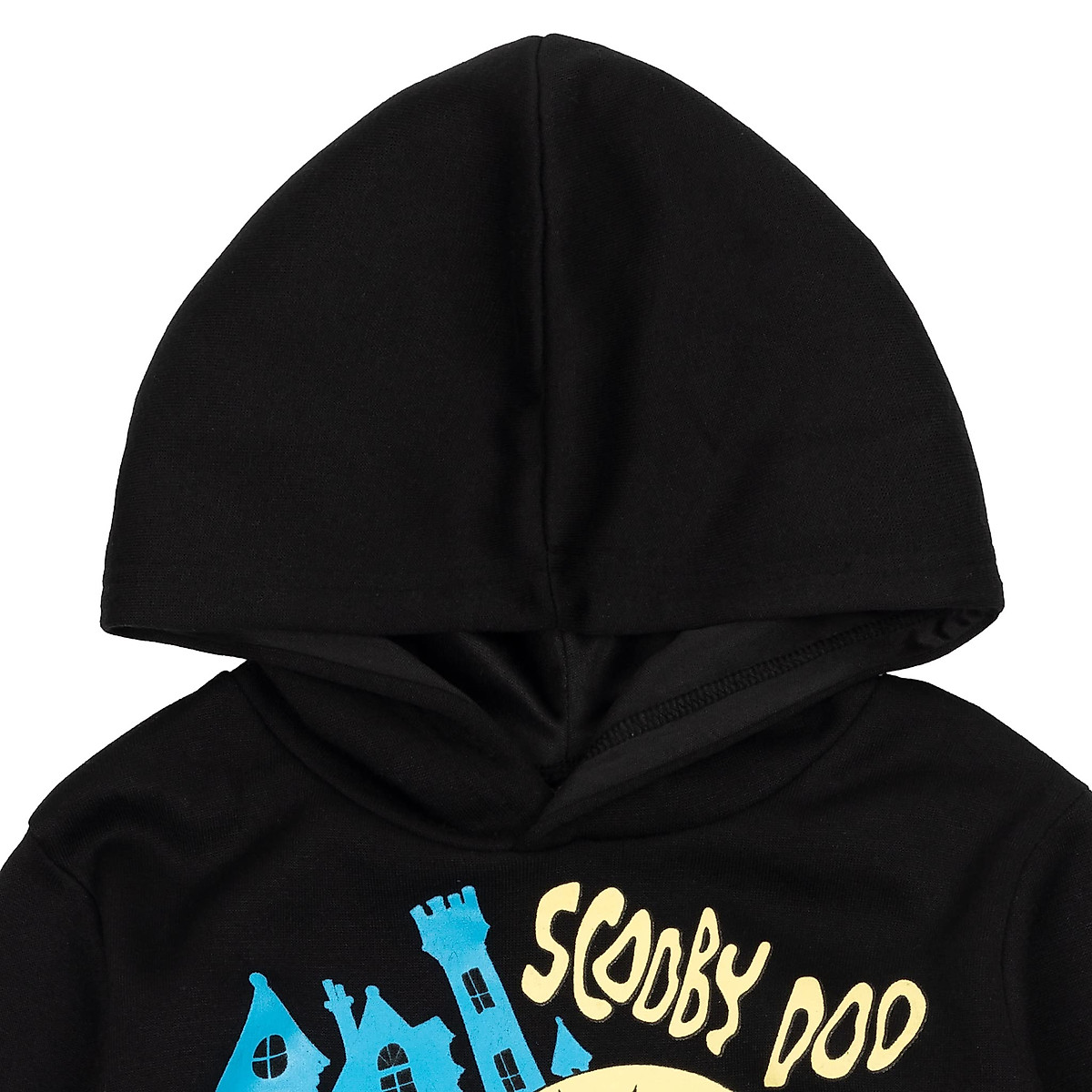 Scooby-Doo Shaggy Velma Little Boys Fleece Pullover Hoodie Black 6