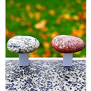 10 Pcs Kitchen Cabinet pull handles. Stone furniture. Sea Stone knobs and pulls.