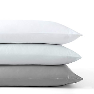 Vera Wang - Queen Sheet Set, Luxury Sateen Cotton Bedding, 800 Thread Count, Soft & Smooth Home Decor (White, 4 pieces, Queen)