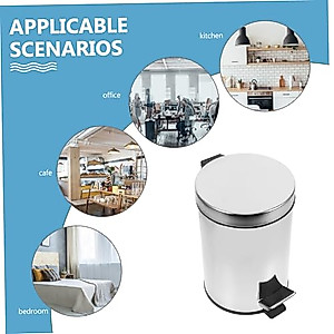 HOOTNEE Trash Can Trashcan for Your Kitchen Trash Bin for Bathroom Garbage Cans Small Trash Bin Garbage Can for Bathroom