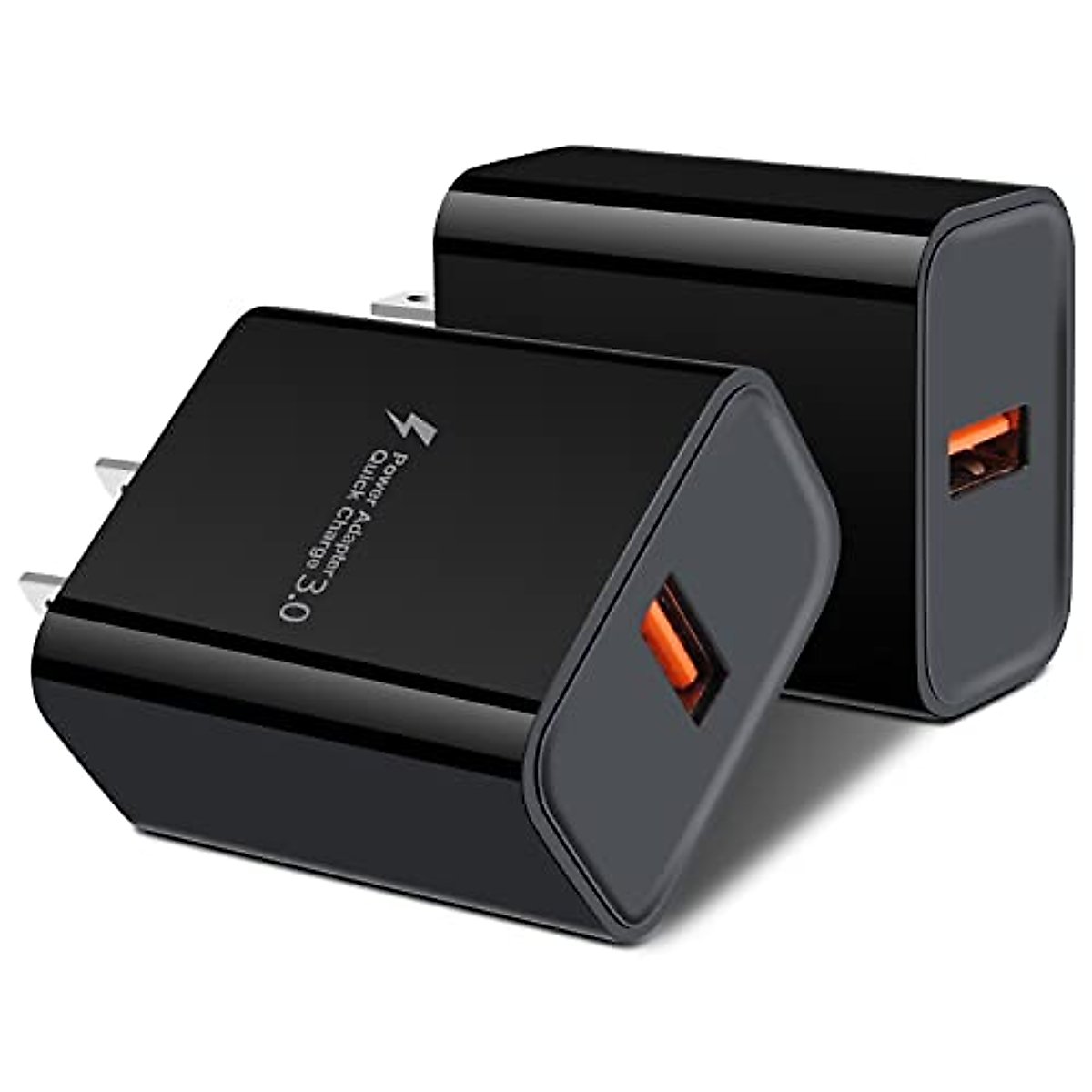 Adaptive Fast Charging Wall Charger USB Cube Power Adapter Quick Charge 3.0 Charging Box Brick for Samsung Galaxy S23 Ultra/A14/A04S/A13/A03s/S22/S21/S20/S10/S10E Note20 A12 A33 A53 A11 A71 A51 A20