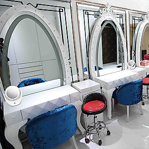 FQYYDD Illuminated Makeup Mirror Portable Adjustable Brightness Led Lighting