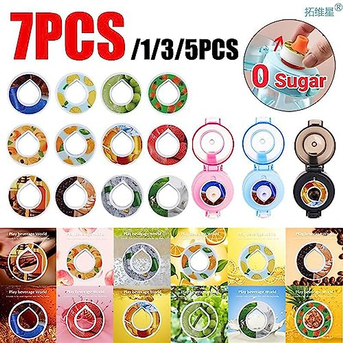 hixswnu 9 Flavor Pods for Air Up Water Bottle, Fruit Fragrance Water Bottle,for Air Up Water Bottle with Flavor Pods,Scent Water Cup Sports Water Cup,004