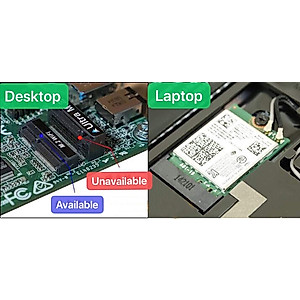 OKN WiFi 6 Card AX3000 M2 WiFi Module with BT 5.1 and WPA3 Security, M2 WiFi Card for Laptop Supports Windows 11/10
