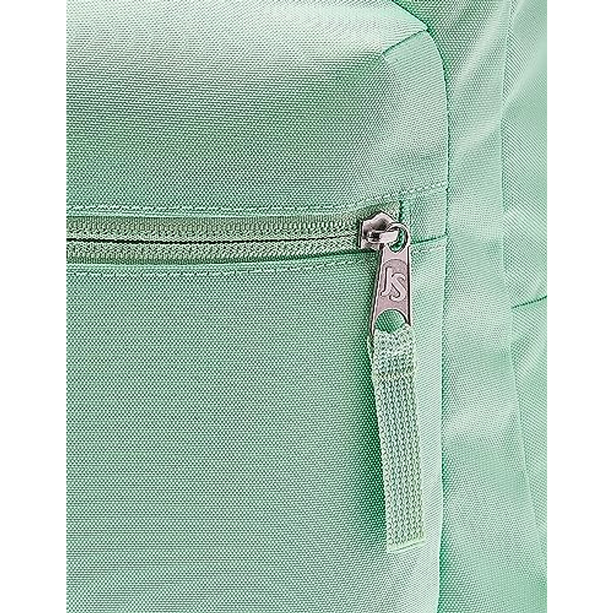 JanSport Cross Town Backpack - Class, Travel, or Work Bookbag with Water Bottle Pocket, Mint Chip