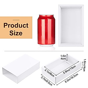 Zonon 30 Pieces Kraft Paper Drawer Box, Mini Crafts Cardboard Present Boxes for Business and Soap Jewelry Candy Weeding Party Favors Present Packaging Boxes (White)