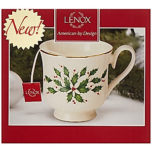 Lenox Holiday Teacup with Candle, Pine