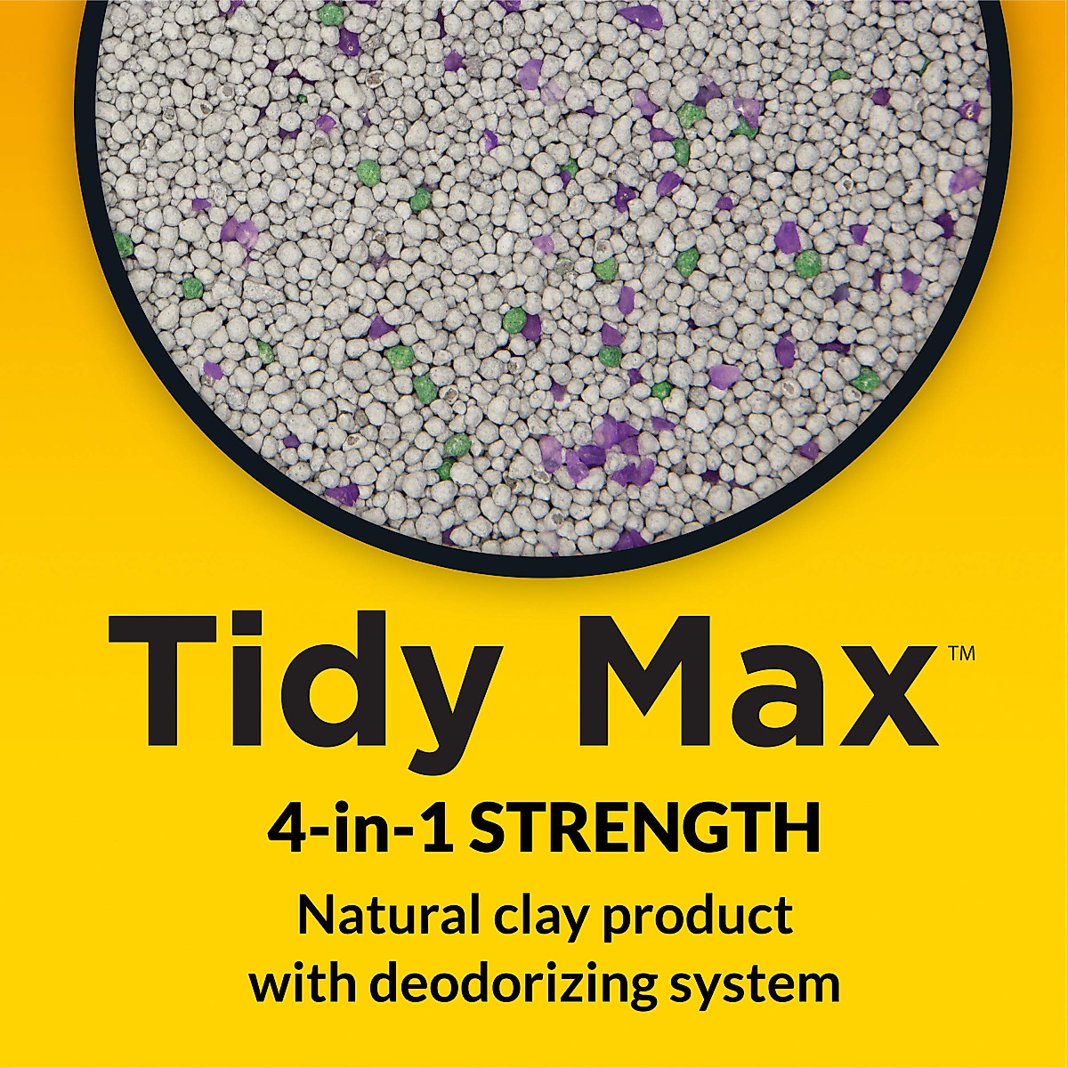 Purina Tidy Cats Clumping Cat Litter, Tidy Max 4 in 1 Strength Multi Cat Litter - 38 lb. Box