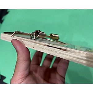 Harrier Hardware 12-Pack Rat Trap Bulk Set - Reliable Double Spring Mechanism with Sturdy Wood Base and Metal Plate for Indoor and Outdoor Quick Strong Snap