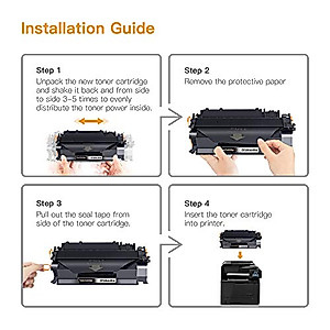 E-Z Ink (TM Compatible Toner Cartridge Replacement for HP 80X CF280X to use with Pro 400 M401n M401dne M401dw MFP M425dw MFP M425dn (Black, 2 Black) High-Yield