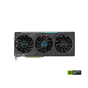 GIGABYTE GeForce RTX 4070 Ti Eagle OC 12G Graphics Card, 3X WINDFORCE Fans, 12GB 192-bit GDDR6X, GV-N407TEAGLE OC-12GD Video Card