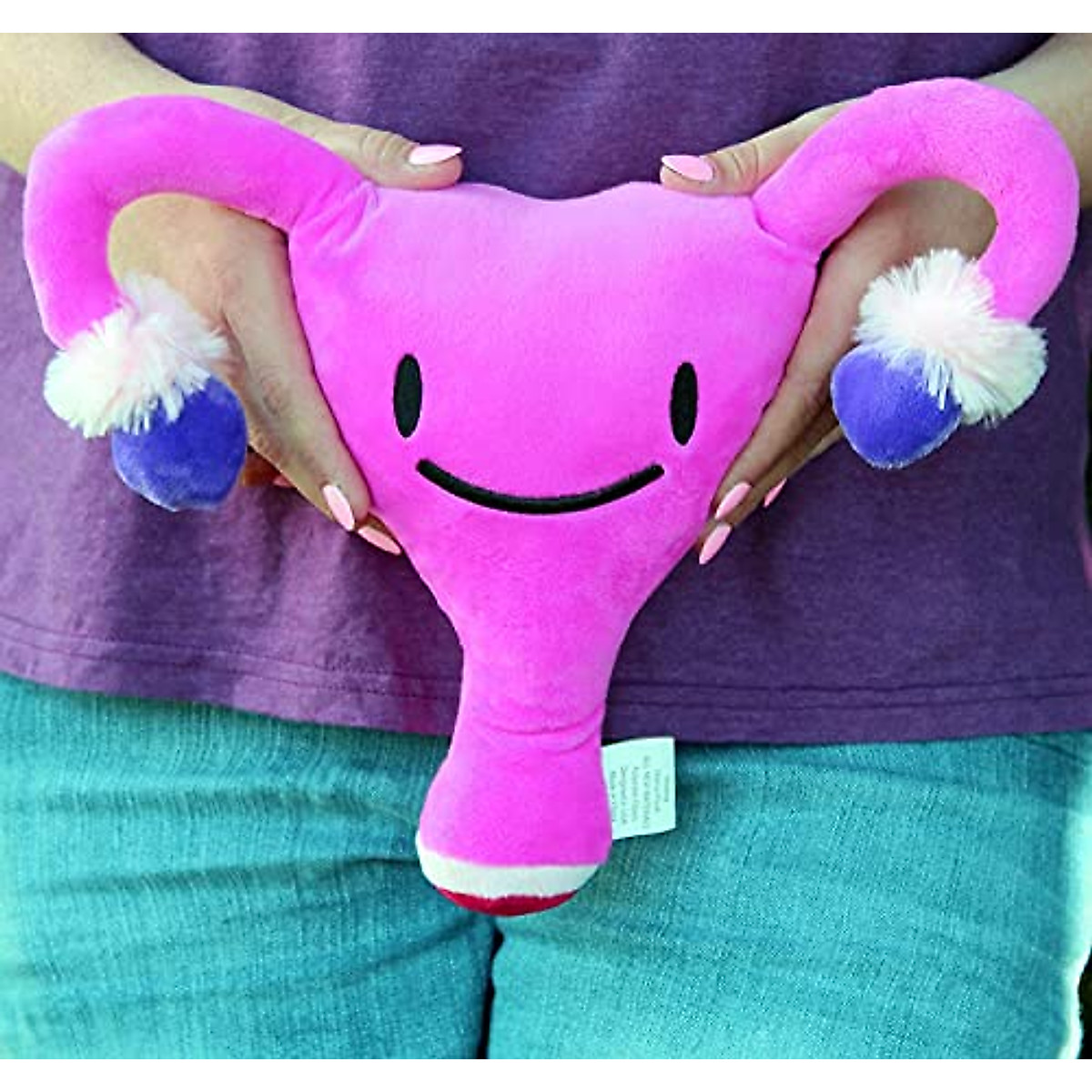 Attatoy Plush Uterus - Ivy The Uterus - Stuffed Toy, 12-Inch After Surgery Pal, Hysterectomy, Endometriosis, Fallopian Tubes, Ovaries