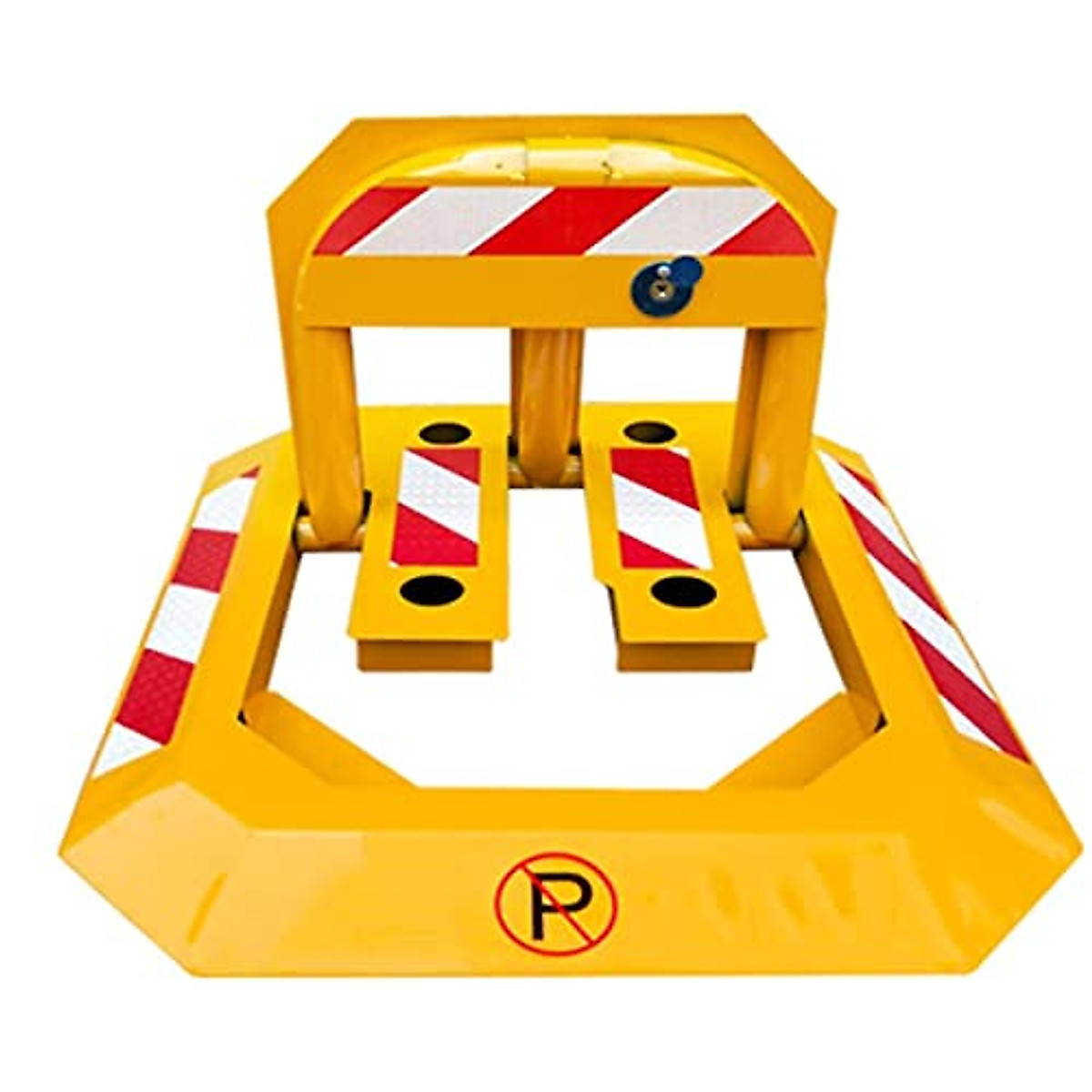 HEIMP Parking Post, Parking Barrier, for Parking Lot Parking Space Lock, Car Ground Lock, Parking Space Lock, Parking Pile Parking Space Lock Parking