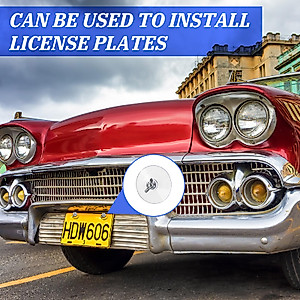 Quzzil Suction Cups with Screws 4 mm Thread Transparent PVC Suction Cup with Screw Hook 2 Inch Diameter Butterfly Wing Nut Clear Sucker Suction Cup with Cap for Kitchens Offices Bathroom (12 Sets)