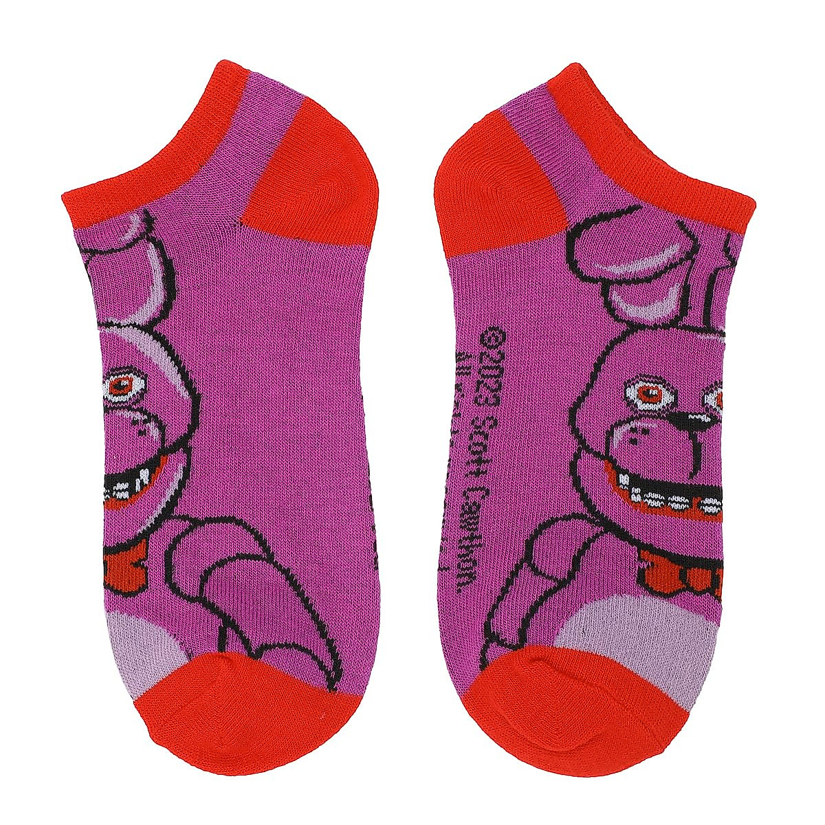 Bioworld Five Nights At Freddy's Menacing Characters Adult 5-Pair Ankle Socks
